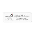 Professional Home Matchmaker Real Estate Address Label | Zazzle