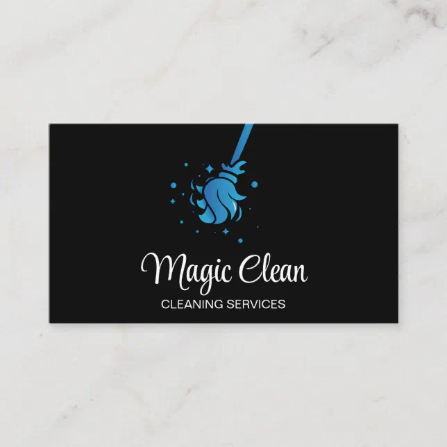 Professional House Cleaning Maid Housekeeping Business Card | Zazzle