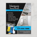 Professional House Cleaning Maid Service Photo Flyer | Zazzle