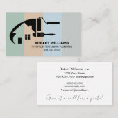 Professional House Painter Colorful Business Card | Zazzle