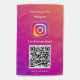 Professional Instagram Logo Follow Me Qr Code Garden Flag | Zazzle