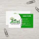 Professional Lawn Care Green & Fresh Yard Work Business Card | Zazzle