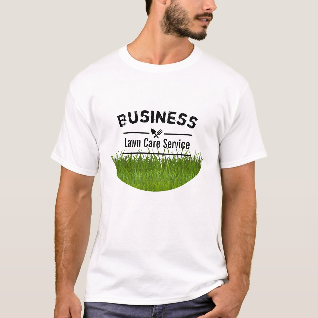 Professional Lawn Care & Landscaping Service T-Shirt | Zazzle