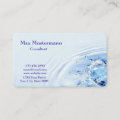 Professional Light Blue Water Splash Business Card | Zazzle