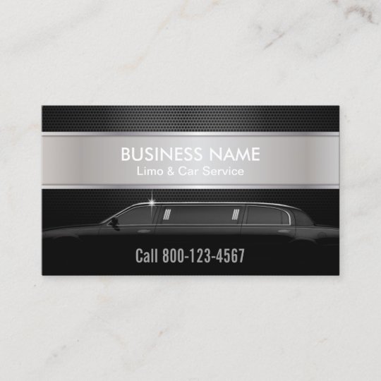 Professional Limousine Service Business Card | Zazzle.com