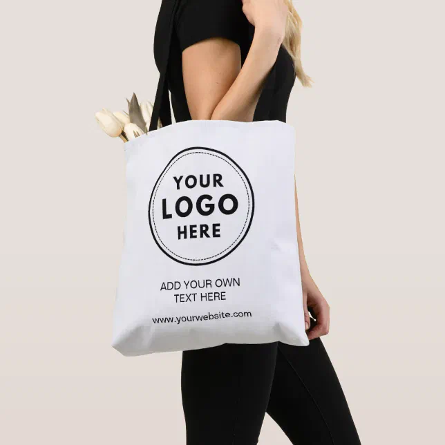 Professional Logo Business Promotional Tote Bag | Zazzle