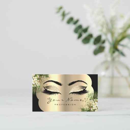 Professional Makeup Artist Appointment Floral Business Card | Zazzle