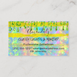 Professional Makeup Eyelash Microblade Princess Business Card | Zazzle