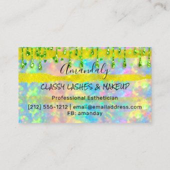 Professional Makeup Eyelash Microblade Princess Business Card | Zazzle