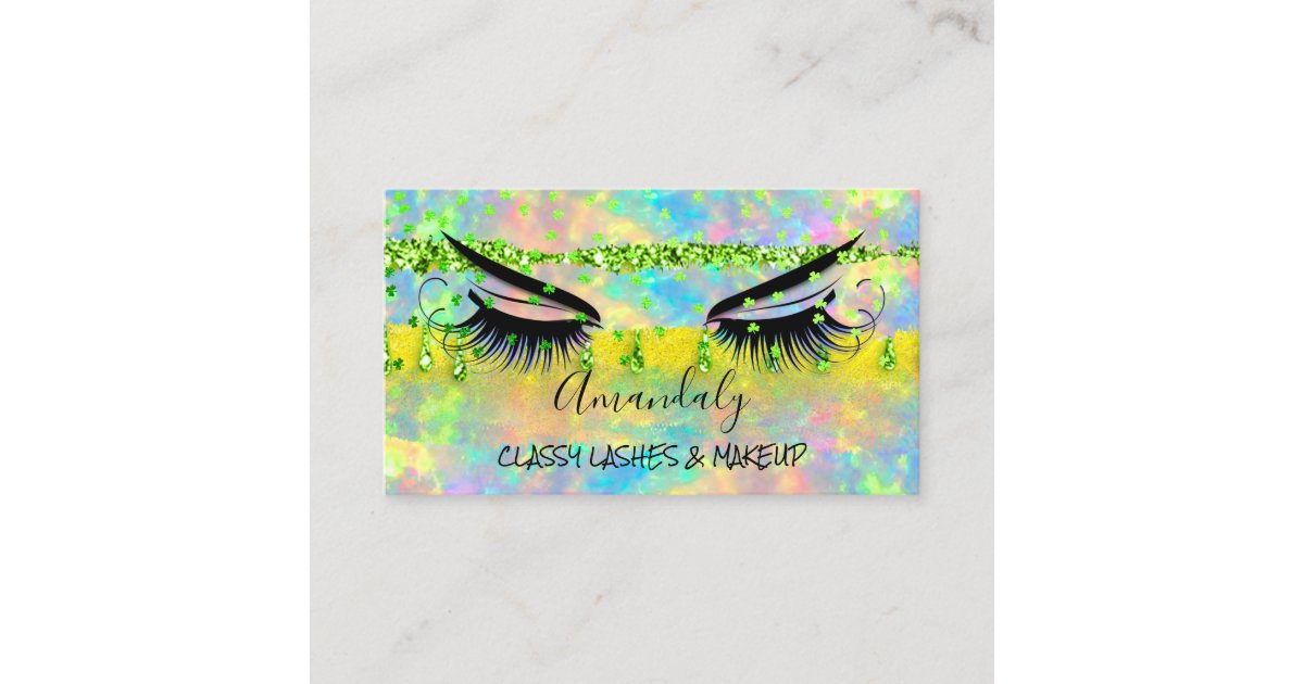 Professional Makeup Eyelash Microblade Princess Business Card | Zazzle