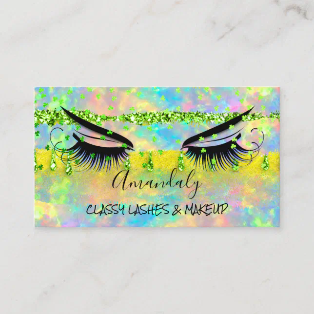 Professional Makeup Eyelash Microblade Princess Business Card | Zazzle