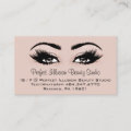 Professional Makeup Lashes Hybryd Brows Business Card | Zazzle