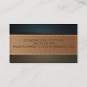 Professional Masculine Retro Business Card | Zazzle