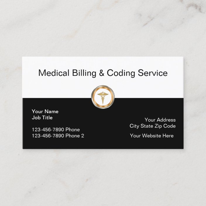 Professional Medical Billing Business Cards | Zazzle.com