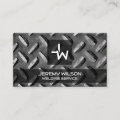 Professional Metal Welder Construction Handyman Business Card | Zazzle
