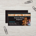 Professional Metal Welding Fabrication Contractor Business Card | Zazzle