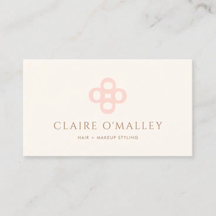 Professional Minimal Modern Reflective O Monogram Business Card | Zazzle