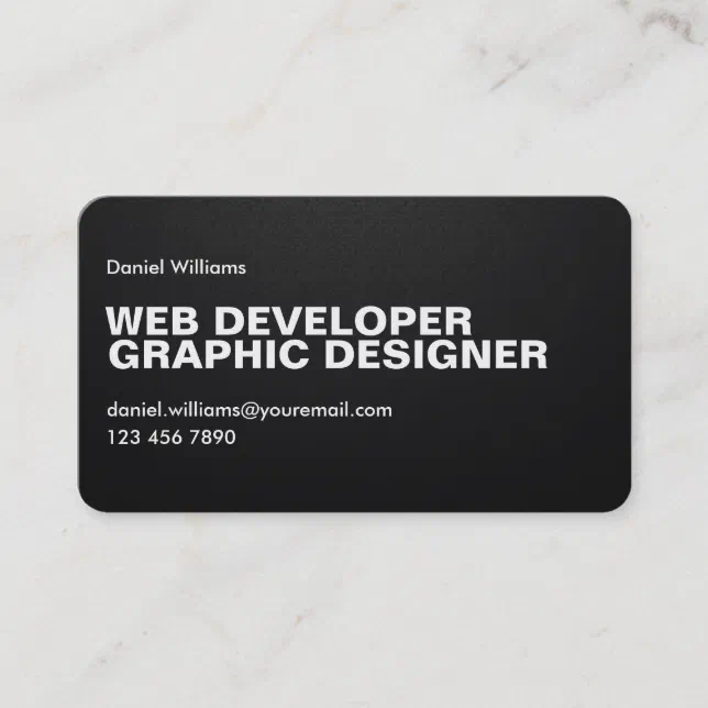 Professional Minimal Unique Pixelated Web Designer Business Card | Zazzle