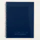 Professional Minimalist Elegant Navy Blue Planner | Zazzle