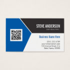 QR Code Business Card Template - Horizontal | Zazzle.com