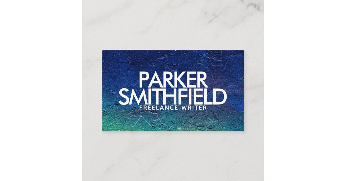 Professional Modern Concrete Texture Business Card | Zazzle