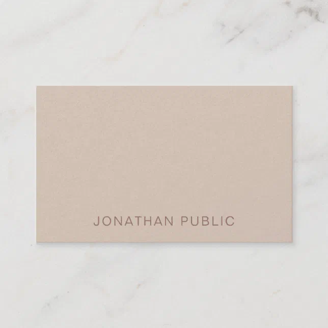 Professional Modern Creative Pearl Finish Luxury Business Card | Zazzle