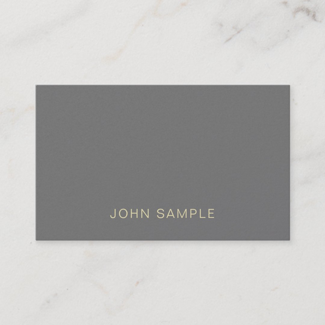 Professional Modern Creative Pearl Finish Luxury Business Card | Zazzle