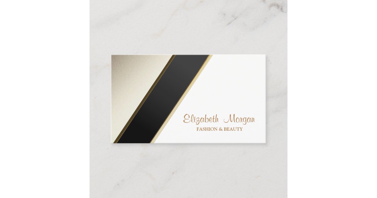 Professional Modern Geometric Business Card | Zazzle