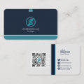 Professional Modern QR Code Custom Personalized Bu Business Card | Zazzle