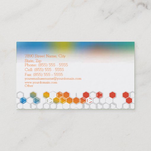 Professional Modern Science Business Laboratory Business Card | Zazzle
