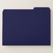 Professional Modern Simple Navy Minimal Monogram File Folder | Zazzle