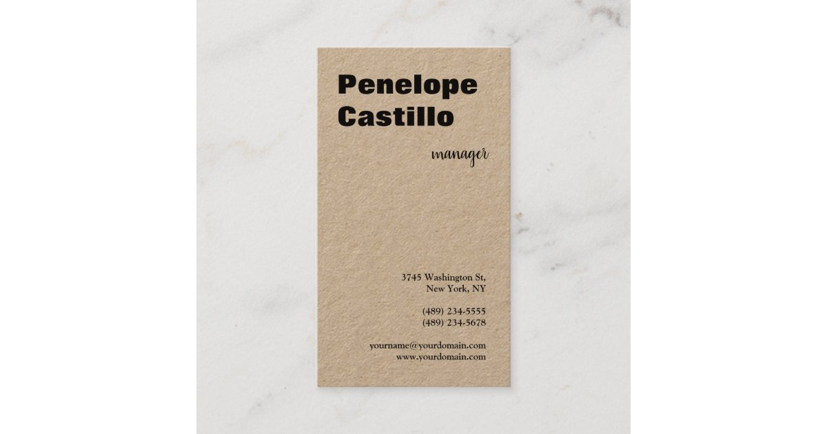Professional Modern Simple Stylish Business Card | Zazzle