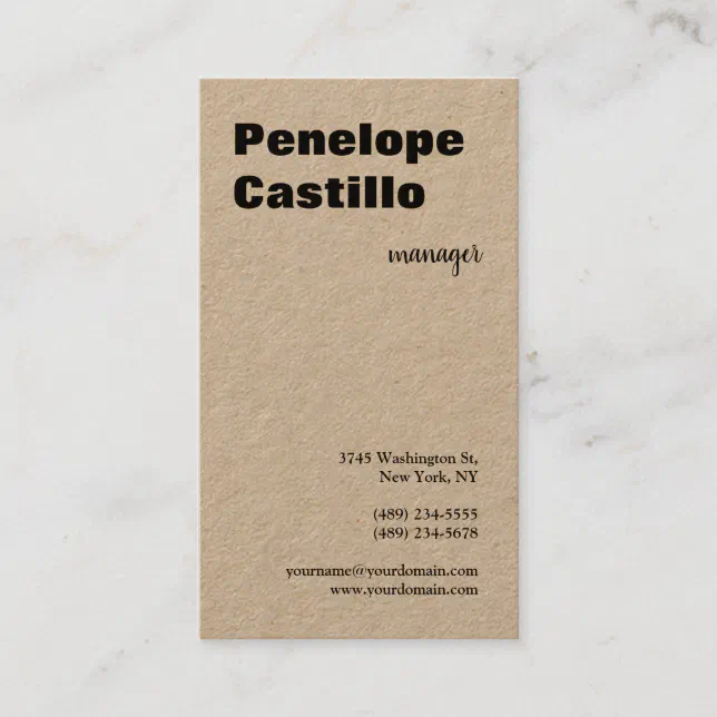 Professional Modern Simple Stylish Business Card | Zazzle