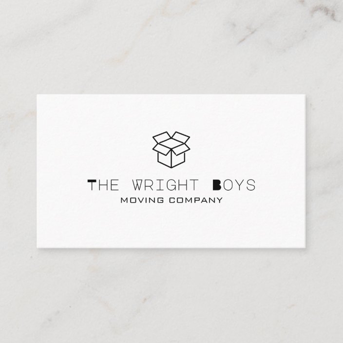 Professional Moving Company Business Card | Zazzle.com