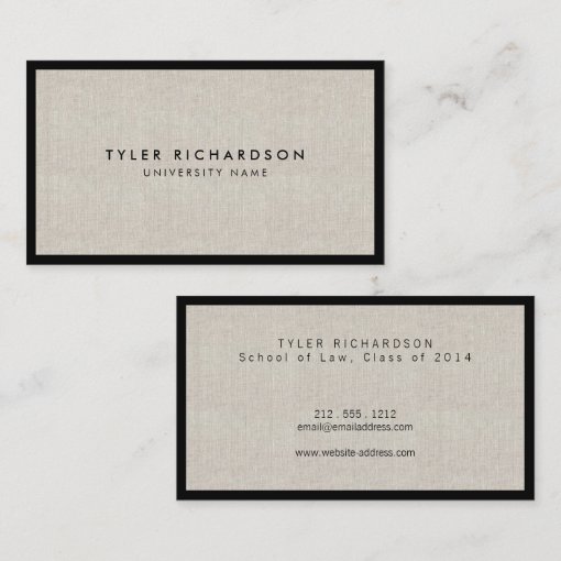 Professional New Graduate Student Business Card | Zazzle