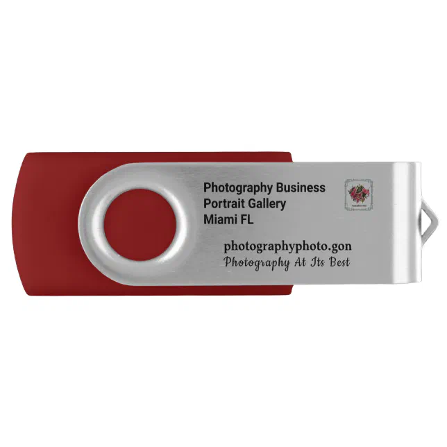 Professional Office Business Modern Your Logo USB Flash Drive | Zazzle