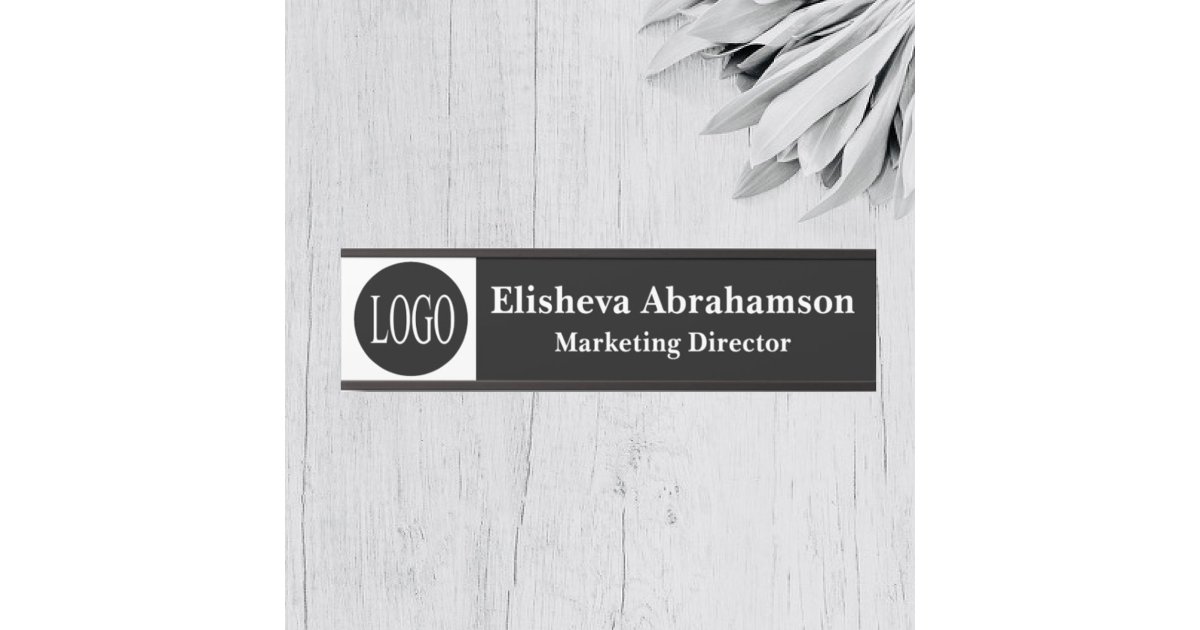 Professional Office Door Sign Signs Name Plate | Zazzle