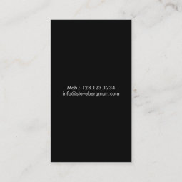 Professional Opera Singer Suit Man Theatre Concert Business Card | Zazzle
