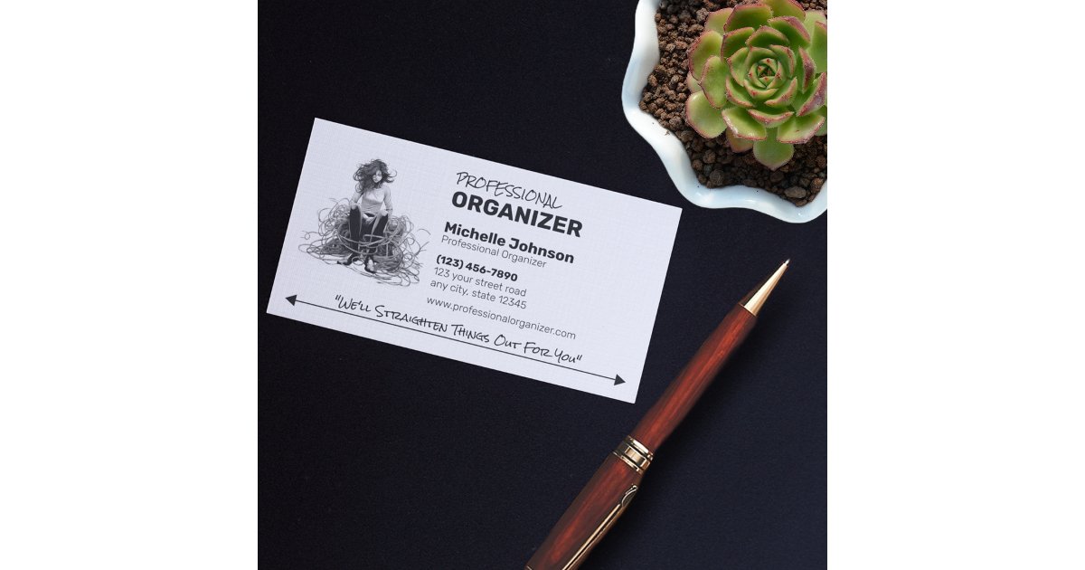 Professional Organizer Business Card | Zazzle