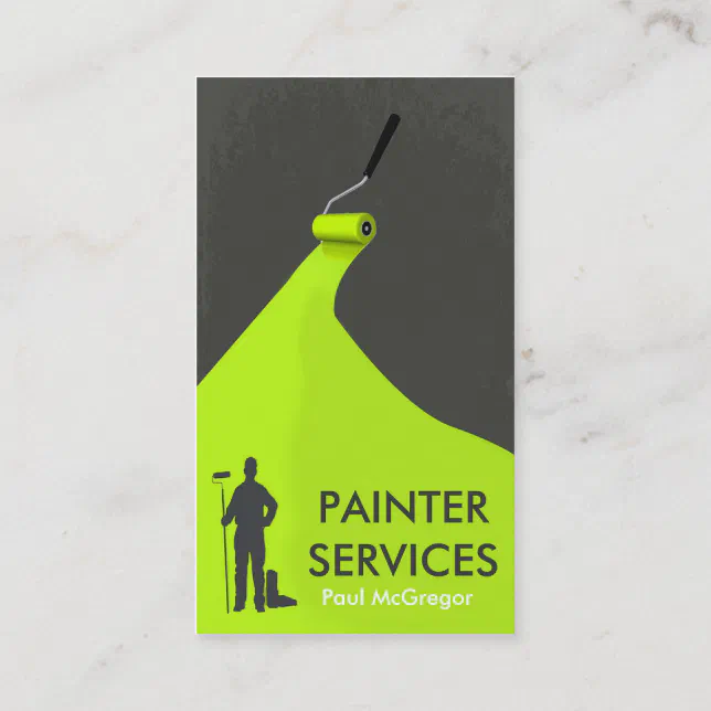 Professional Painter Business Card | Zazzle
