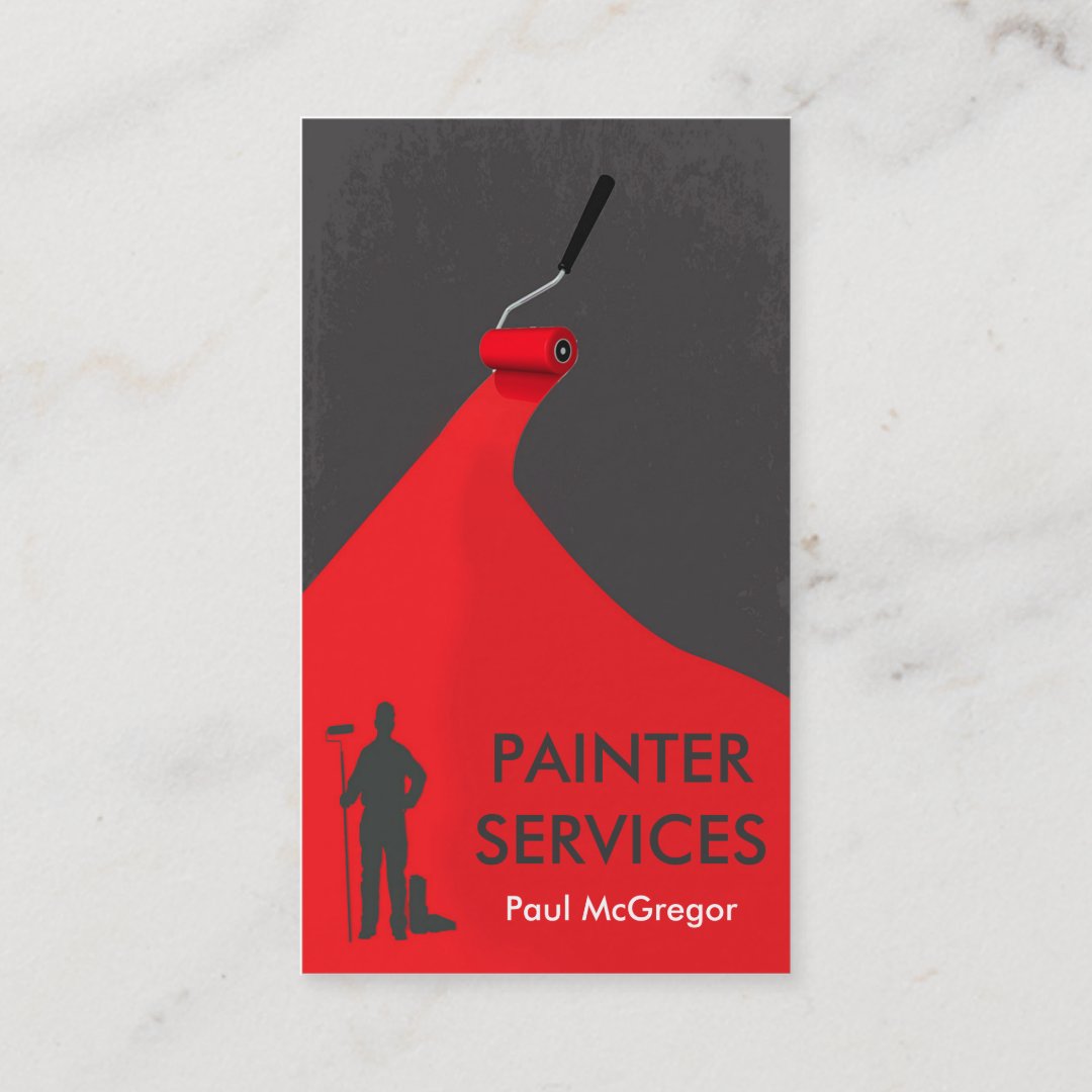 Professional Painter Business Card | Zazzle