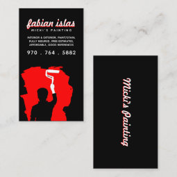 professional painter business card | Zazzle