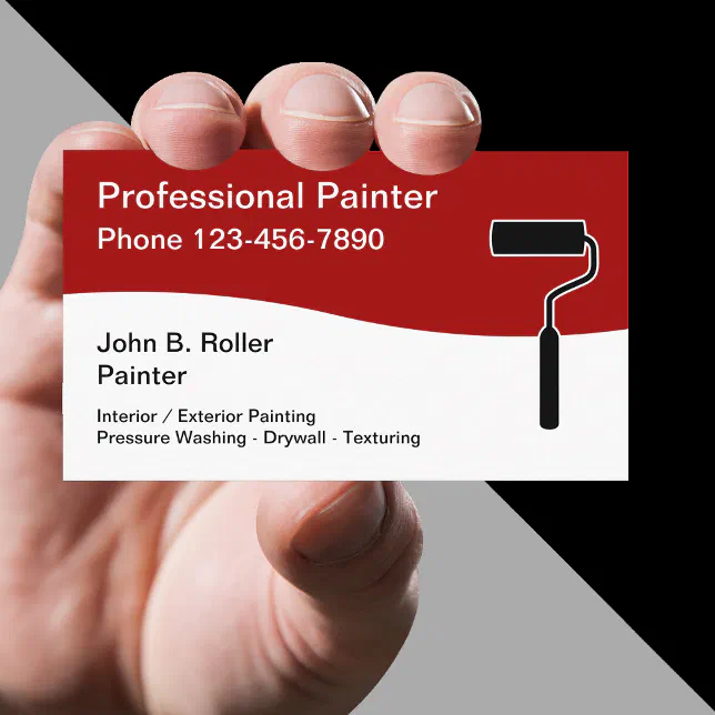Professional Painter Business Cards | Zazzle