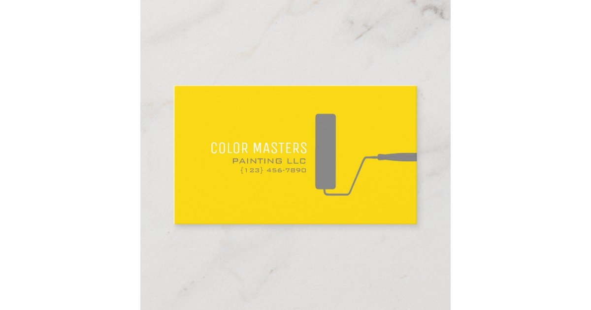 Professional Painting, Painter Business Card | Zazzle