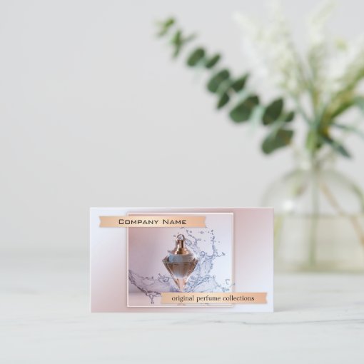 Professional Perfume Fragrance Salon Business Card | Zazzle