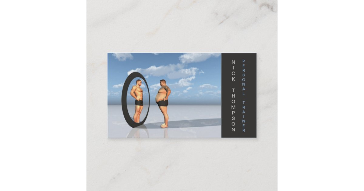 Professional Personal Trainer / Fitness Card | Zazzle