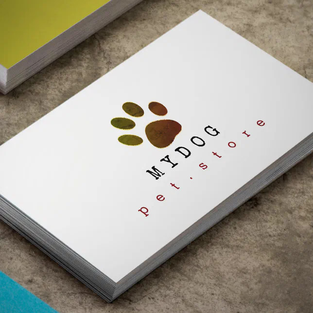Professional Pet Store . Animals Business Card | Zazzle