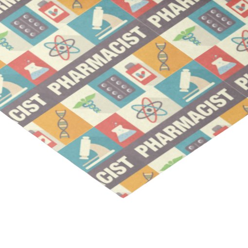 Professional Pharmacist Iconic Designed Tissue Paper | Zazzle