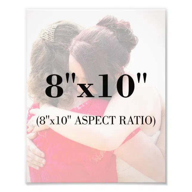 Professional Photo Template 8 x 10 Aspect Ratio | Zazzle