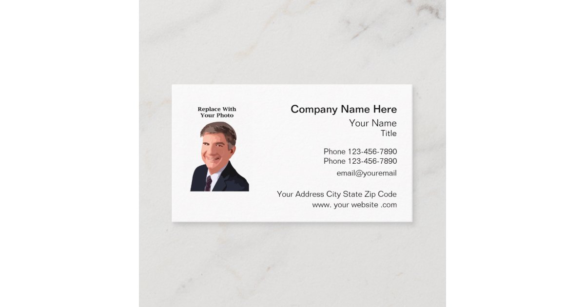 Professional Photo Template Business Cards | Zazzle